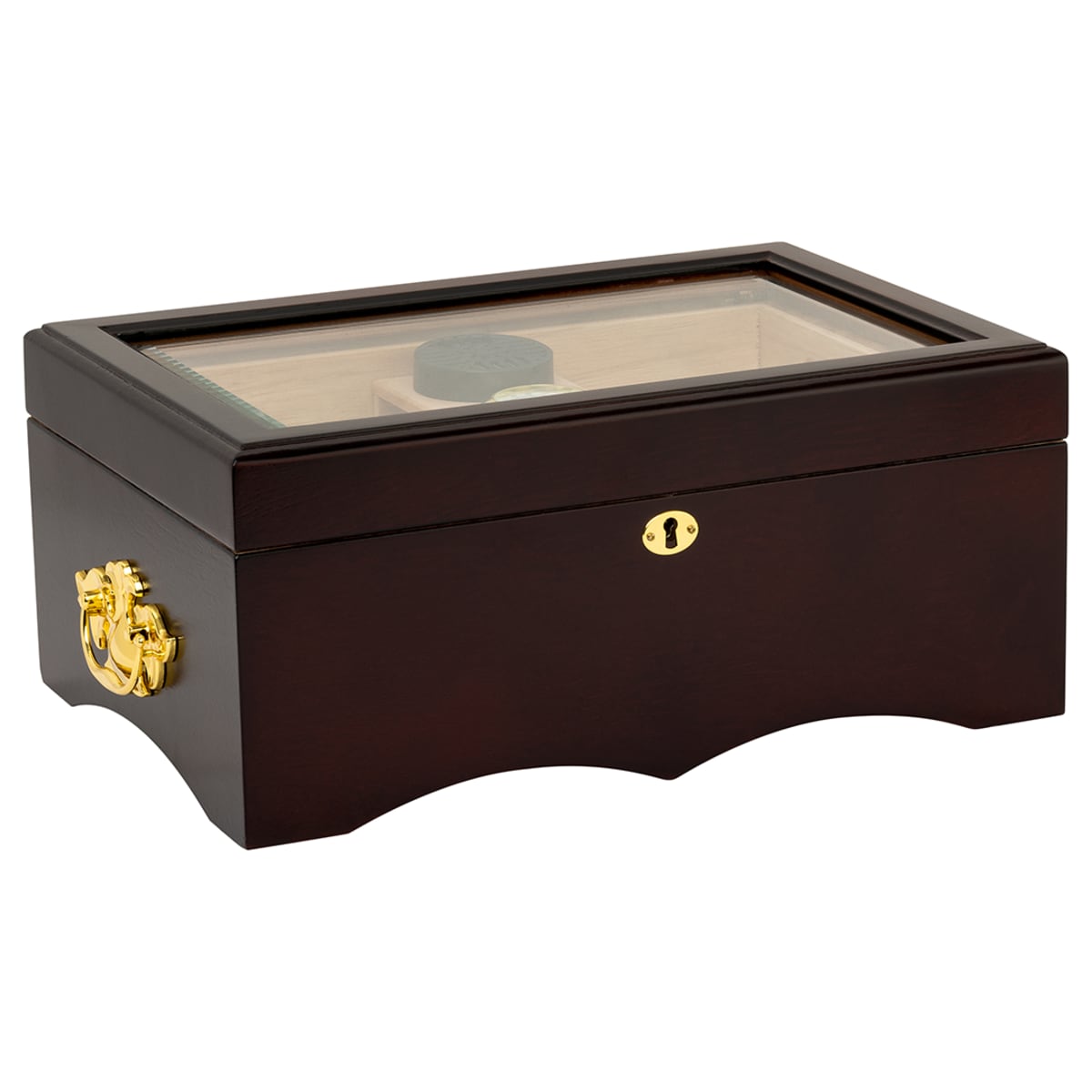 Humidor Supreme El Rey Desktop Cigar Humidor with SureSeal Technology ...