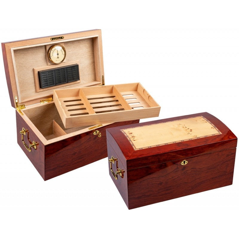 Prestige Import Group Broadway 150 Ct. High Gloss Lacquer Humidor w/ A ...