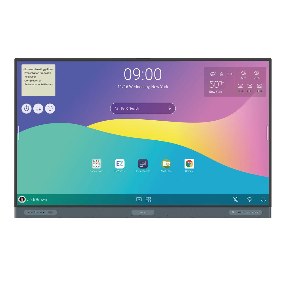 BenQ Pro Series 65″ Class UHD 4K Touchscreen Display — Man Cave Superstore
